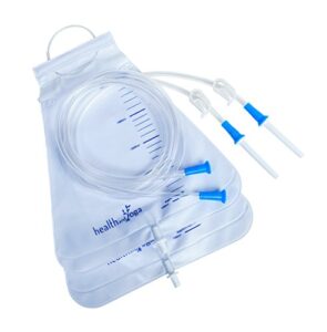 healthandyoga™ movnflo super economical enema bag kit (2 quart) - 2 pcs - bpa and latex free - foldable and compact - travel compatible for fleet enema anal douche (2 pieces)