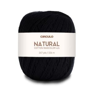 Natural Cotton Maxcolor 4/6 by Círculo – 247 yds, 7 oz – Light Worsted – 100% Brazilian virgin cotton (Pack of 1 ball) (8990)