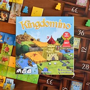 Blue Orange Games Kingdomino Award Winning Family Strategy Board Game, 4 players