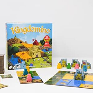 Blue Orange Games Kingdomino Award Winning Family Strategy Board Game, 4 players