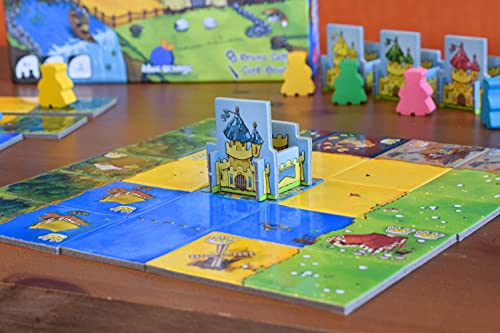 Blue Orange Games Kingdomino Award Winning Family Strategy Board Game, 4 players