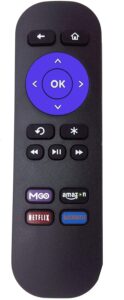 new replacement lost remote for roku models roku 1 (lt, hd) roku 2 (xd, xs) roku 3. does not work with roku stick or roku tv