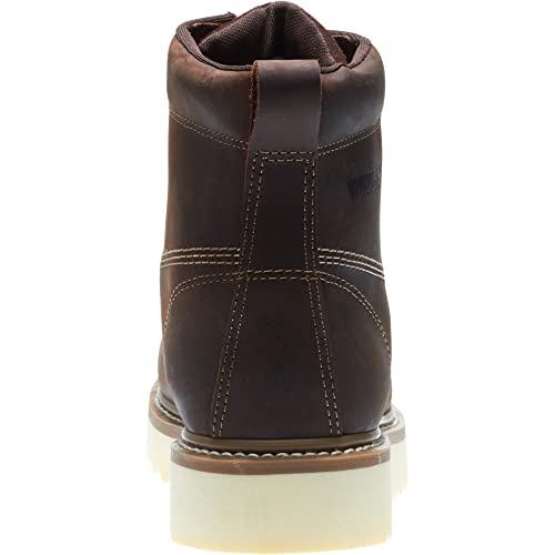 Wolverine Men's Loader 6" Soft Toe Wedge Work Boot, Brown, 10.5 M US