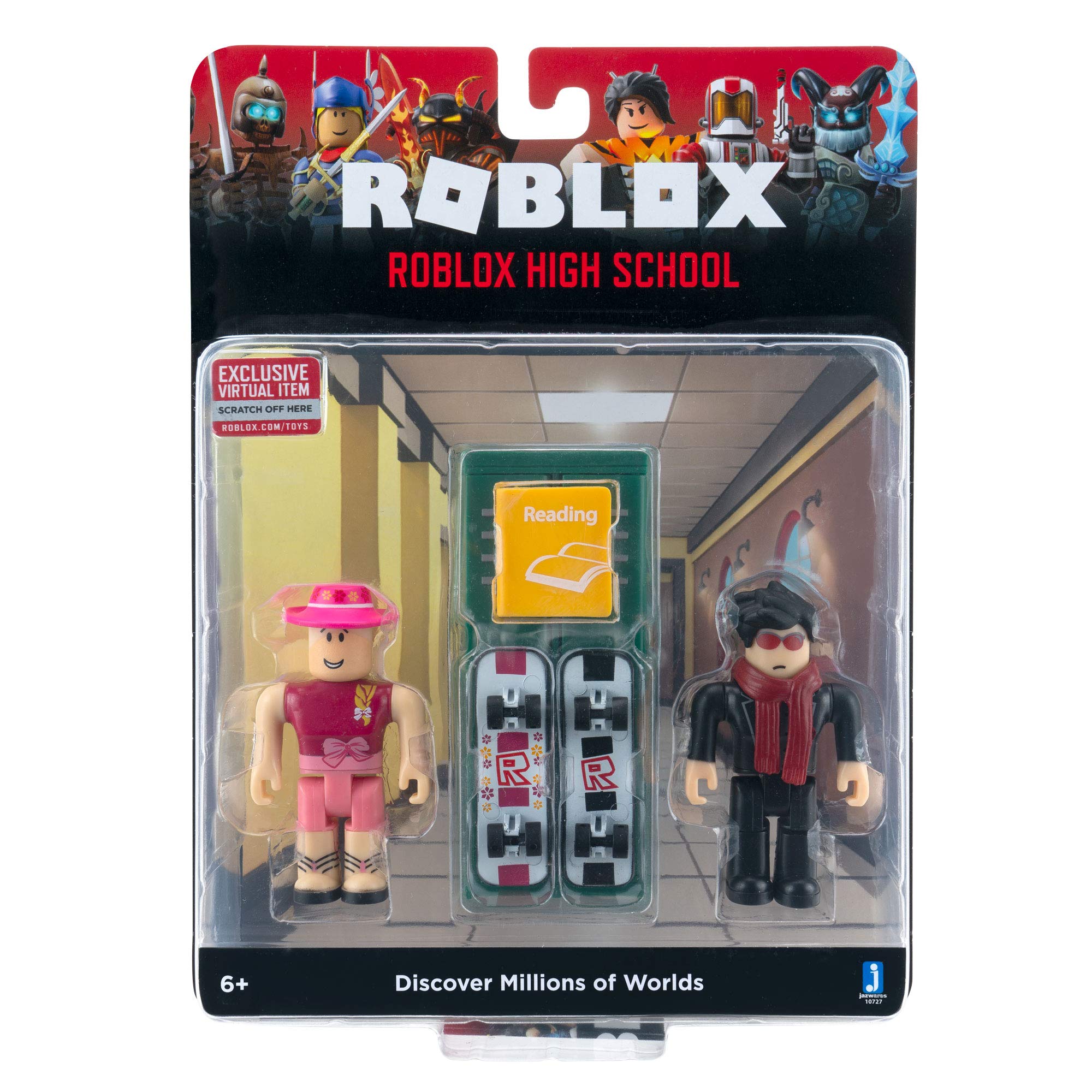 Roblox Action Collection - Roblox High School Game Pack [Includes Exclusive Virtual Item]