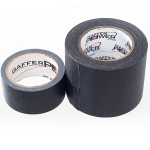 Gaffer Power Real Professional Premium Grade Gaffer Tape 4 Inch X 30 Yards, Black- Made in The USA - Heavy Duty Gaffers Tape - Non-Reflective - Multipurpose - Better Than Duct Tape!