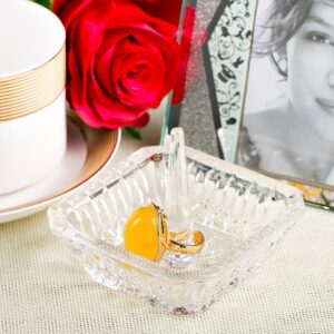 H&D HYALINE & DORA H&D Crystal Ring Holder Dish