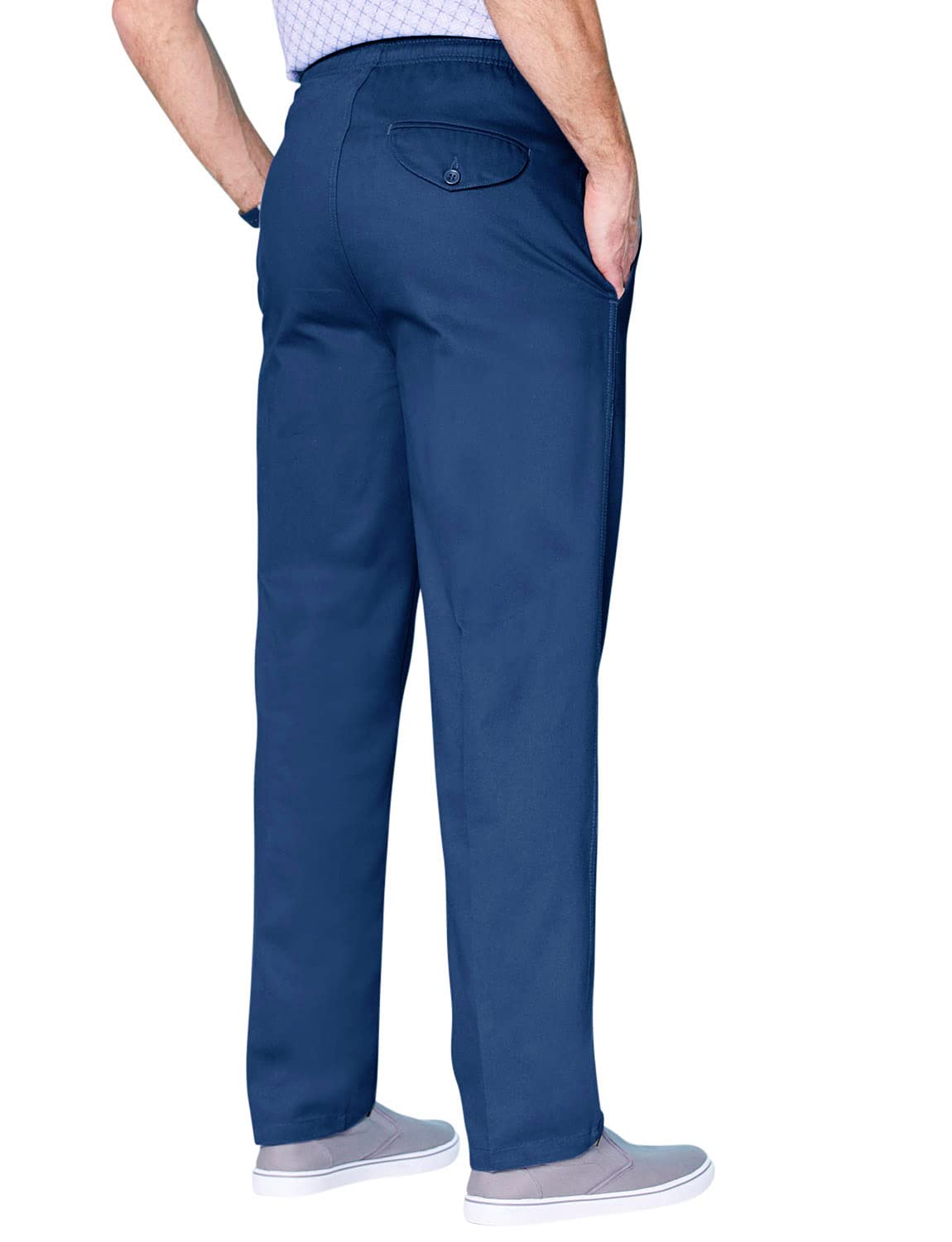 Chums | Men's | HIGH-RISE Rugby Cotton Pants | Navy