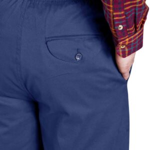 Chums | Men's | HIGH-RISE Rugby Cotton Pants | Navy