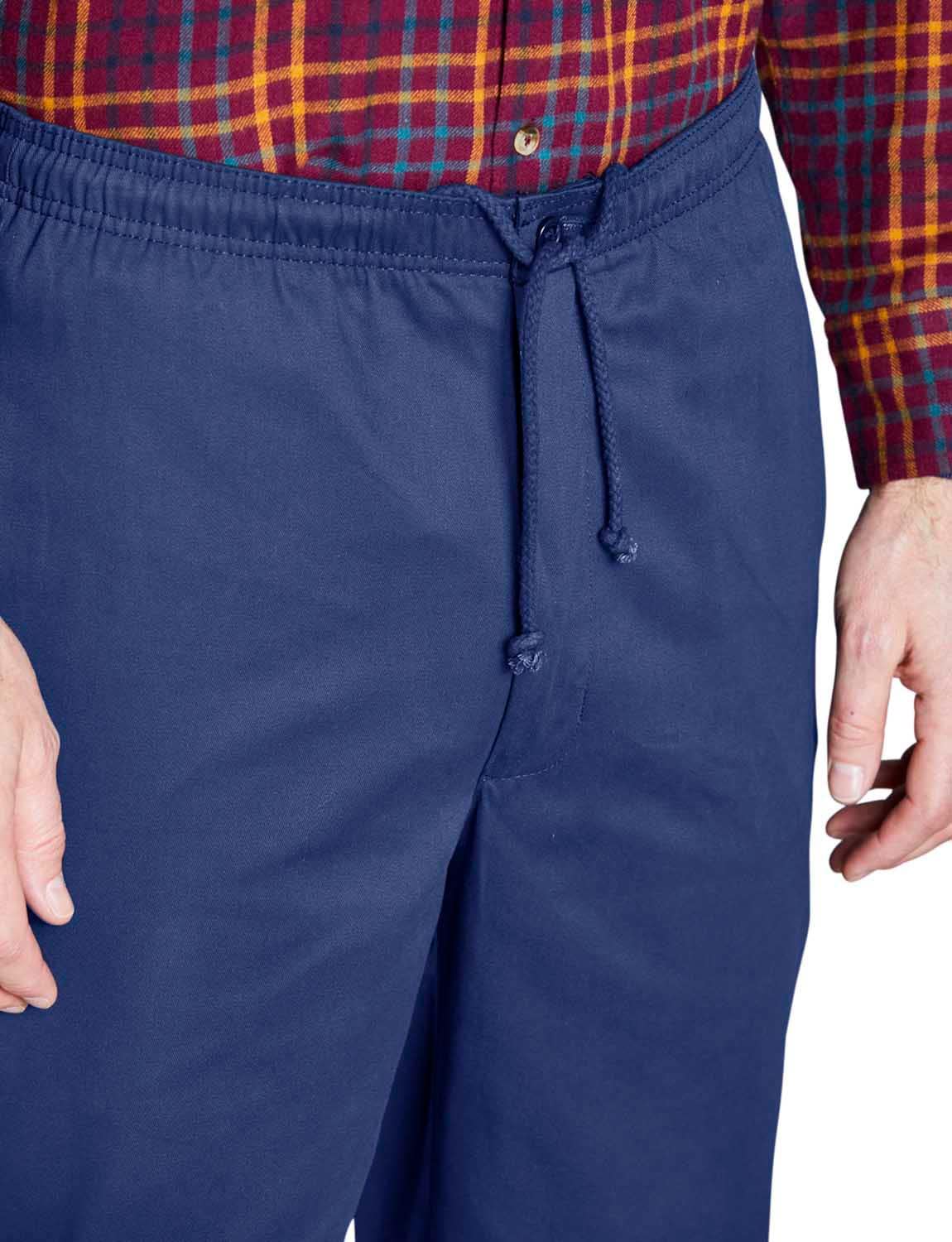 Chums | Men's | HIGH-RISE Rugby Cotton Pants | Navy