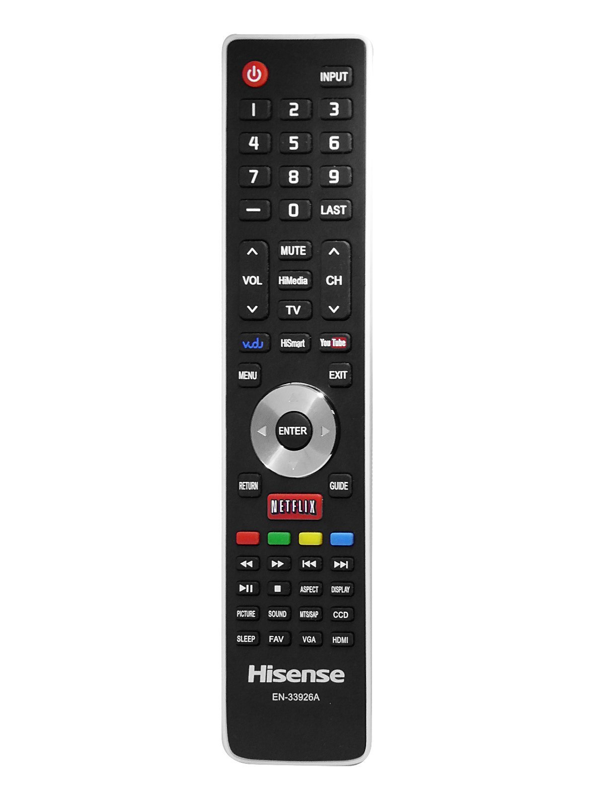 HISENSE EN-33926A 32K20DW 40K366WN 50K610GWN TV Remote Control 20499