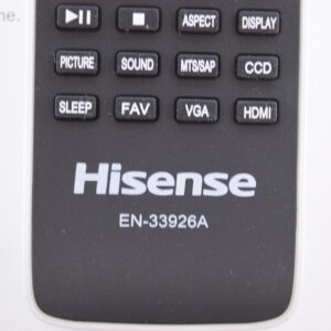 HISENSE EN-33926A 32K20DW 40K366WN 50K610GWN TV Remote Control 20499