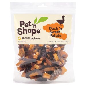 pet 'n shape sweet potato chews jerky dog treats - 16 ounce