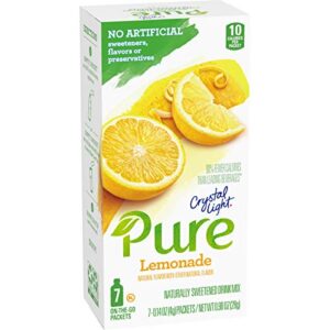 Crystal Light Pure Lemonade On-The-Go Powdered Drink Mix 84 Count