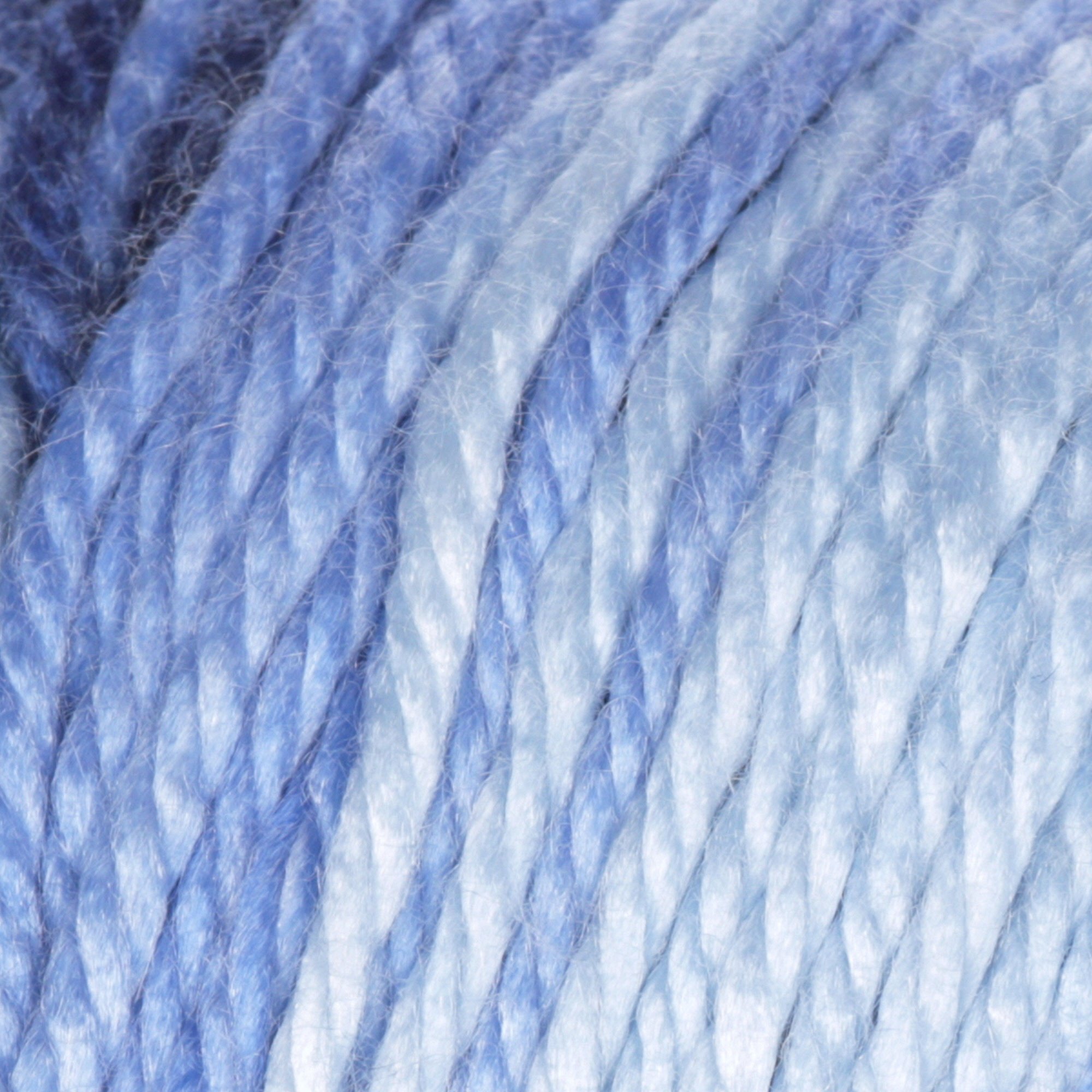 Caron Simply Soft Ombre Yarn (4) Medium Gauge 100% Acrylic - 5oz - Sat Blue Jeans - Machine Wash & Dry