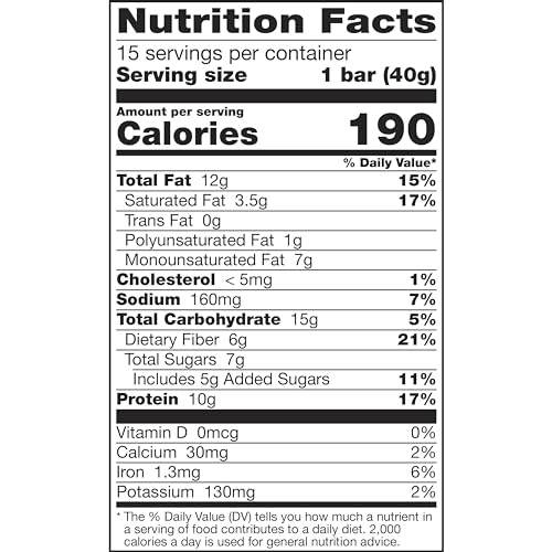 Nature Valley Chewy Granola Bars, Protein, Peanut Butter Dark Chocolate, 15 bars, 21.3 OZ