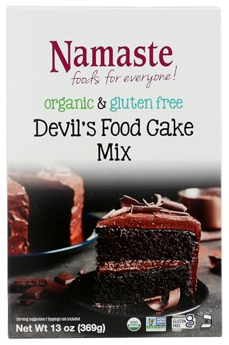 Namaste Foods Organic Gluten Free Devil's Food Cake, 13 Ounces – Allergen Free