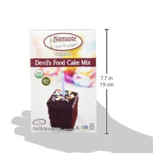 Namaste Foods Organic Gluten Free Devil's Food Cake, 13 Ounces – Allergen Free