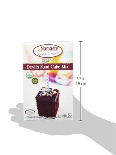 Namaste Foods Organic Gluten Free Devil's Food Cake, 13 Ounces – Allergen Free