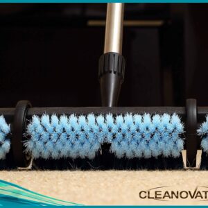 Cleanovation Rug Renovator Floor Scrub Brush with Long Handle, Scrape Brush Stiff Bristle Scrubber, Cleaning for carpet pet stains and odors, 32 Fl oz Carpet Shampoo