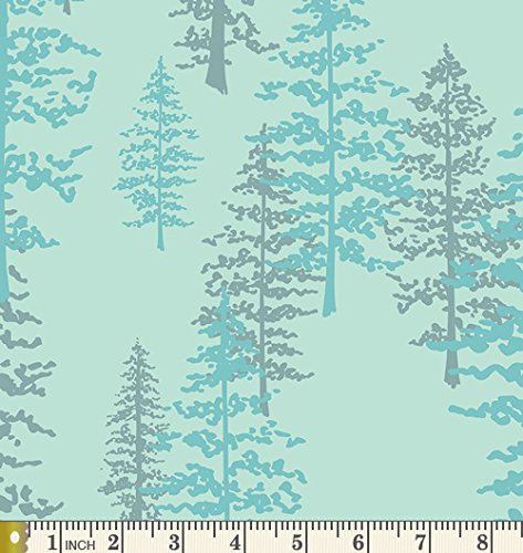 Teal and Gray Woodland Deer Fabric Bundle | Boys Quilt Fabrics | Hunting Fabrics | Buck Head Fabrics for Quilting | Deer Fat Quarters | Art Gallery Fabrics (Fat Quarters)