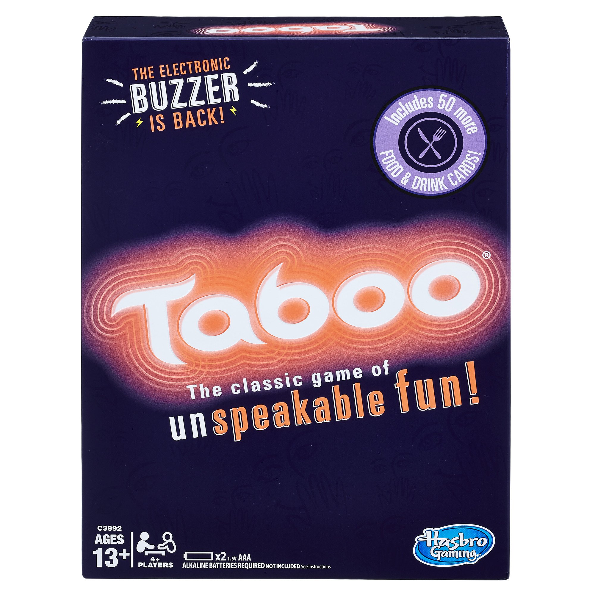 Hasbro Gaming Taboo Party Board Game With Buzzer for Kids Ages 13 and Up (Amazon Exclusive)