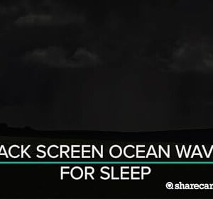 Black Screen Ocean Waves for Sleep 9 hours