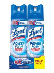 lysol bathroom cleaner spray, island breeze, 48oz (2x24oz)