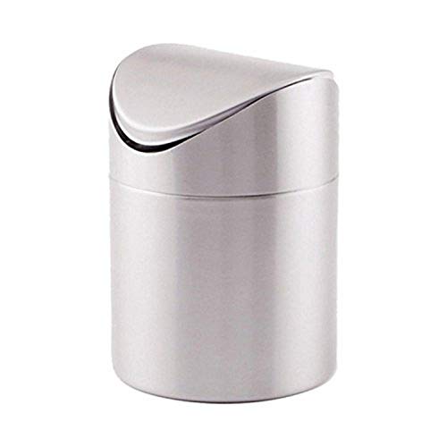 Cuisinox in-Home Stainless Steel Countertop Compost Bin, 4.7" x 6.6" (5-Cup)