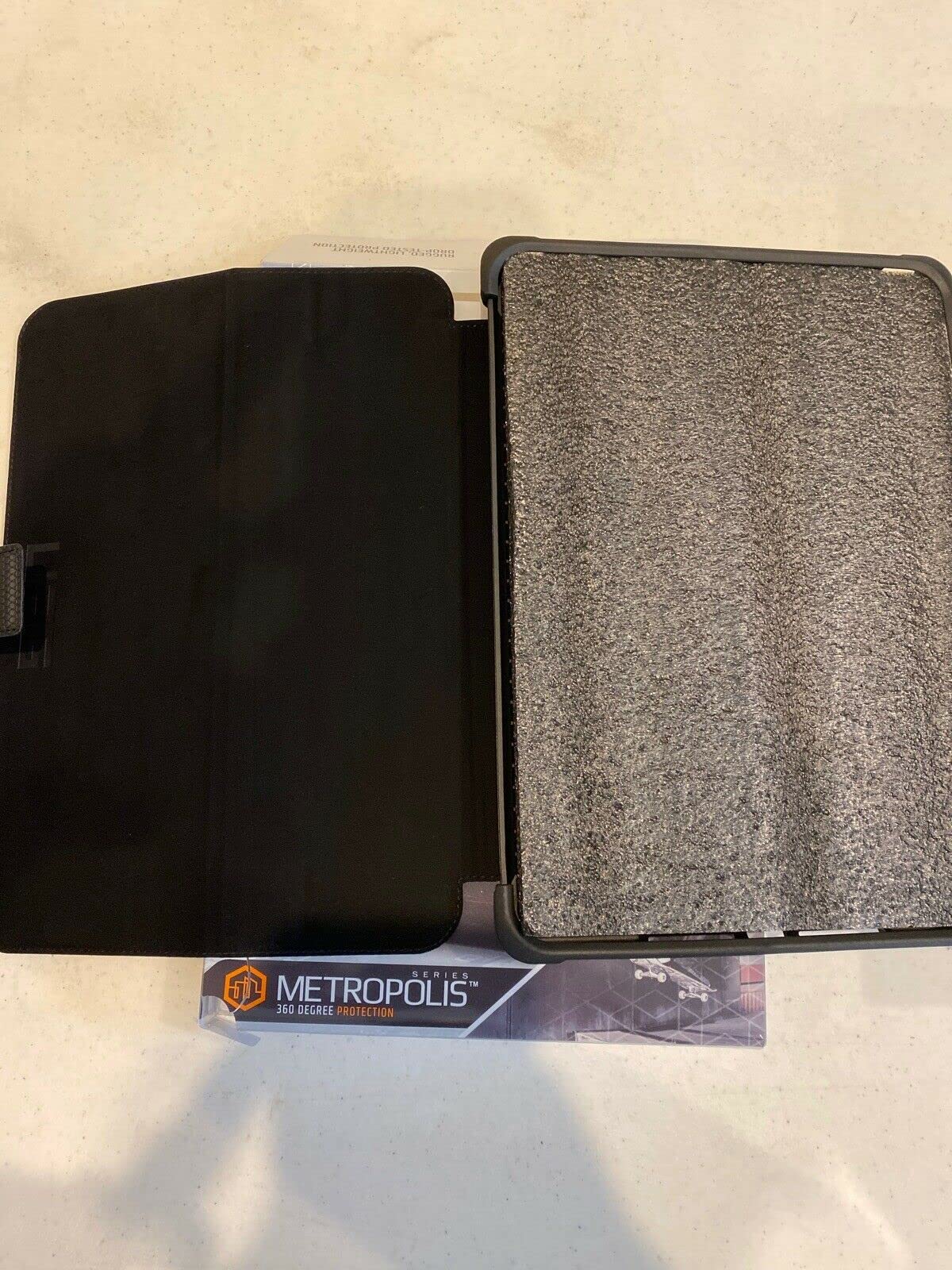 URBAN ARMOR GEAR [UAG] Folio iPad 9.7 (2017 5th Gen & 2018 6th Gen) Metropolis Feather-Light Rugged [Midnight] Military Drop Tested iPad Case