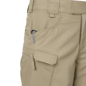 Helikon-Tex Urban (UTK) Tactical Shorts for Men - Lightweight & Breathable Cargo Shorts for Tactical, Military, Police, Hiking, & Hunting (Shadow Grey PolyCotton Ripstop W34, L11)