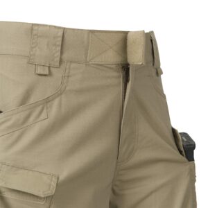 Helikon-Tex Urban (UTK) Tactical Shorts for Men - Lightweight & Breathable Cargo Shorts for Tactical, Military, Police, Hiking, & Hunting (Shadow Grey PolyCotton Ripstop W34, L11)