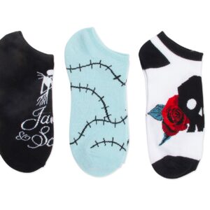 Disney womens Nightmare Before Christmas 5 Pack No Show Casual Sock, Black Primary, 9 11 US