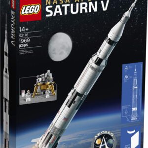 LEGO Ideas NASA Apollo Saturn V 92176 Outer Space Model Rocket for Kids and Adults, Science Building Kit (1969 Pieces)