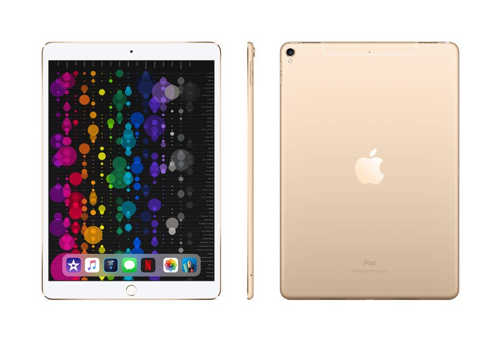 Apple iPad Pro (10.5-inch, Wi-Fi + Cellular, 512GB) - Gold (Previous Model)