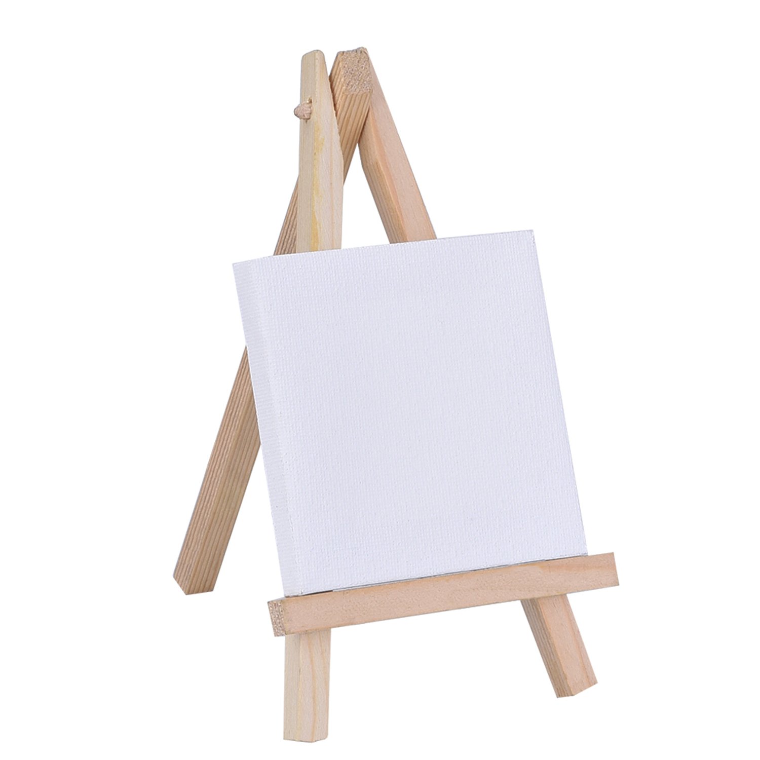 Mini Canvas Panels for Painting Craft Drawing, 24 Pack (3 by 3 Inch)