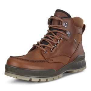 ecco mens track 25 high gore-tex hiking boot, bison/bison oil nubuck, 12 us