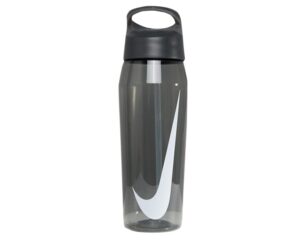 nike nbs327 32oz carta football water bottle hypercharge straw anthra, anthracite/white