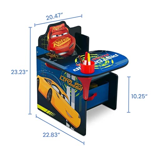 Delta Children Chair Desk With Storage Bin, Disney/Pixar Cars