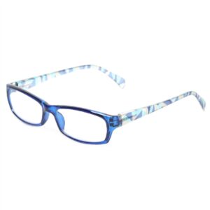 Reading Glasses 5 Pairs Fashion Ladies Readers Spring Hinge with Pattern Print Eyeglasses for Women (5 Pack Mix Color, 1.25)