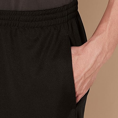 Amazon Essentials Men's Performance Tech Loose-Fit Shorts (Available in Big & Tall), Pack of 2, Black, XX-Large