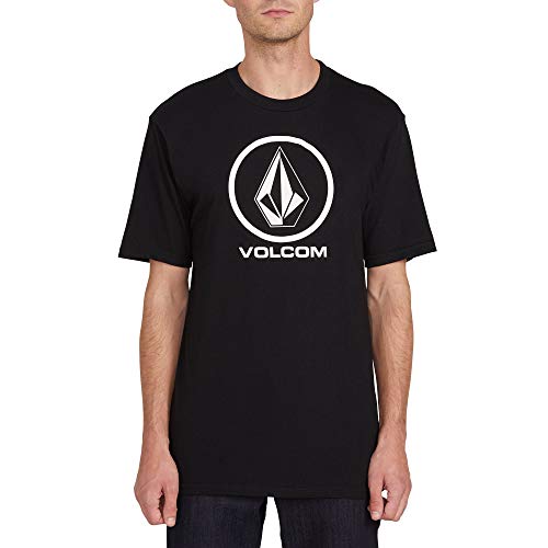 Volcom mens Crisp Stone Short Sleeve Tee T Shirt, Black, X-Large US