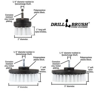 Car Accessories - Drill Brush Attachment - Car Wash - Wheel Brush - Car Mats - Detail Brush - Carpet Cleaner - Upholstery Cleaner - Boat Accessories - Glass Cleaner - Kayak Hull Cleaner - Fiberglass