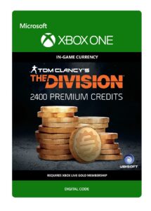 tom clancy's the division: currency pack 2400 premium credits - xbox one [digital code]