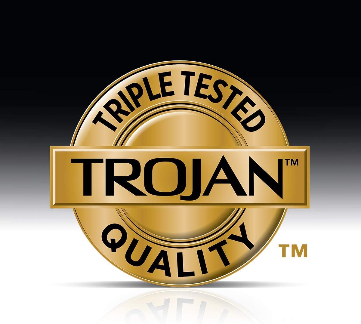 Trojan Magnum XL Size Lubricated Latex Condoms - 12 ct, Pack of 2