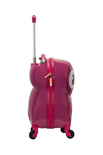 Rockland Jr. Kids' My First Hardside Spinner Luggage, Telescoping Handles, Owl, Carry-On 19-Inch