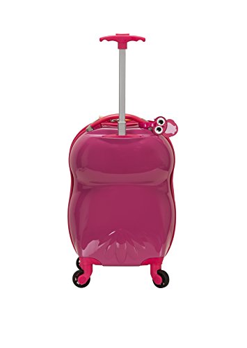 Rockland Jr. Kids' My First Hardside Spinner Luggage, Telescoping Handles, Owl, Carry-On 19-Inch