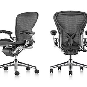 Herman Miller Classic Aeron Chair-Aluminum, Size B