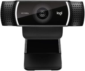 logitech c922x pro stream webcam 1080p hd camera for streaming and recording at 60 fps background replacement technology (renewed)