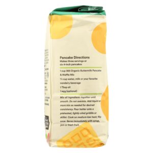 365 by Whole Foods Market, Organic Buttermilk Pancake & Waffle Mix, 32 Ounce