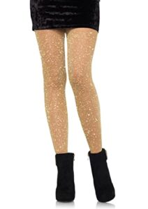 leg avenue womens lurex shimmer tights. costume accessories, gold, one size us